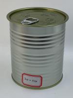 China 110mm Food Tin Can D110xH130mm Three Piece Airtight Seal Customizable for sale