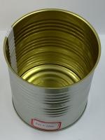 China 110mm Food Tin Can D110xH130mm Three Piece Airtight Seal Customizable for sale