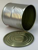 China 126mm Three-Piece Tin Can 1000G Capacity for Bulk Food Storage Customizable for sale