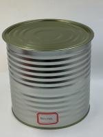 China 153mm Diameter 3000ml Three Piece Food Tin Can D153H173mm 603# Caliber Impact Resistance for sale