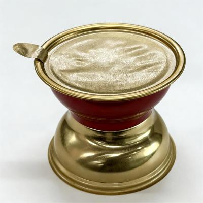 China 100ml Two-Piece Aluminum Bowl 83.3mm Diameter D83.3×35mm 307# Caliber Food Grade Container for sale