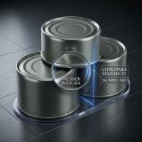 China Vertical Steel Straight-Sided Tin Cans 53-99mm Diameter with 40-420ml Capacity for Food Packaging for sale