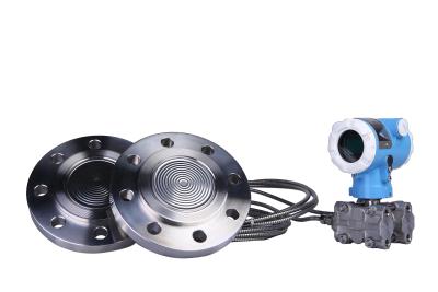 China Single-crystal Silicon Dual-remote-transmission Flat Diaphragm/tube Flange Level Transmitter for sale
