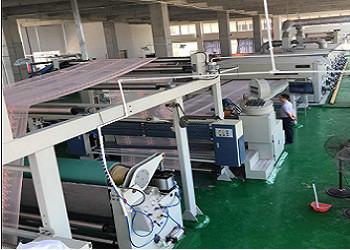 China Pin Holding Lace Stenter Finishing Machine , Knitted Fabric Heat Setting Machine for sale
