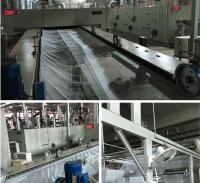 China Hot Air Textile Finishing Stenter Humanism Design Heat Preservation 3600mm Working Width for sale