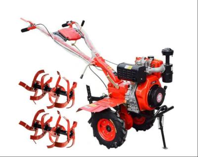 China 4.05KW Farm Agriculture Tiller Machine 115KG Red Stepless Diesel for sale