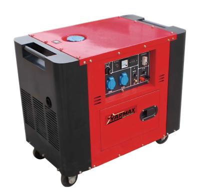 China YM6700T 4.5KW 5.0KW Silent Diesel Generator 50Hz Electric Start Diesel Generator for sale