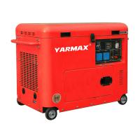 China 230V 11.3A DC 12V 8.3A 3kW 2.5kW Silent Type Diesel Generator YM3700T for sale