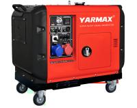 China 230V 11.3A DC 12V 8.3A 3kW 2.5kW Silent Type Diesel Generator YM3700T for sale