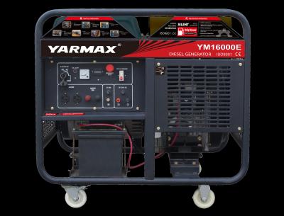 China 220V 11KW 12KW Portable Open Diesel Generator YM16000E YM292 Air-Cooled for sale