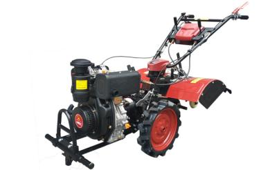 China Wheel Type 4.1KW Mini Tiller Machine Diesel Power Grass Cutting for sale