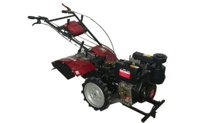 China Friction Plate 270mm Mini Tiller Cultivator 186F Diesel 6.3KW Mini Weeder Tiller for sale