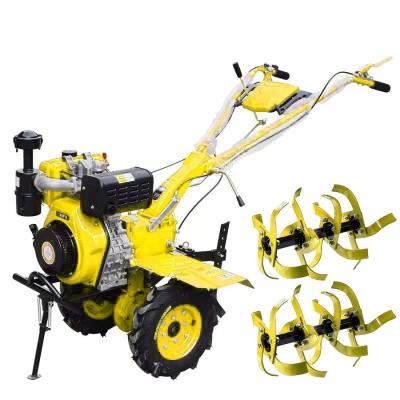 China 186F Electric Start Tiller Ploughing Machine for sale