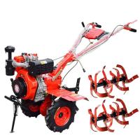 China 178F 900mm-1350mm Diesel 6 HP Power Tiller Machine for sale