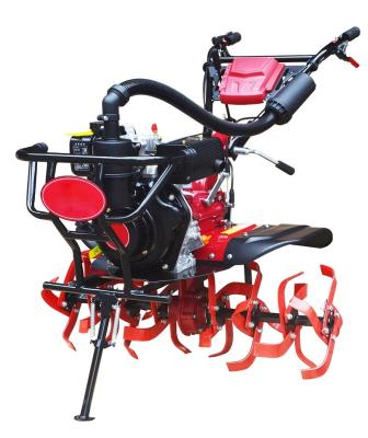 China 173F Diesel Agriculture Tiller Machine 4 Gear Positions Rotary Power Tiller for sale