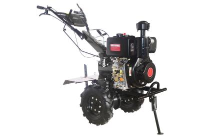 China 6.3kw 186F Diesel Rotary Tiller Machine 4 Gear Positions Power Weeder Tiller for sale