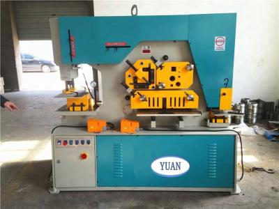 China IW-125SD Punch Press And Shear 125Ton Iron Work Machine 310mm for sale