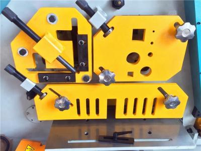 China Q35Y 120T Steel Iron Worker , 220V 450V Hydraulic Punch And Shear Machine for sale