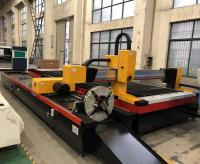 China 3000w Carbon Steel Laser Cutting Machine 220Mm CNC Tube Punching Machine 120m/Min for sale