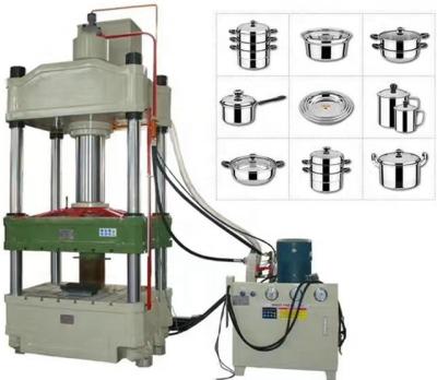 China 200T Aluminum Stainless Steel Pot Making Machine Deep Drawing Hydraulic Press 11KW 1120mm for sale