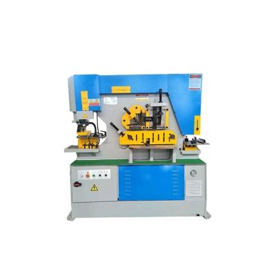 China 600 KN Hydraulic Ironworker Machine 16mm Thickness Hole Diameters 25mm for sale