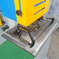 China 600 KN Hydraulic Ironworker Machine 16mm Thickness Hole Diameters 25mm for sale