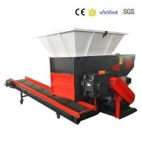 China Single Shaft Plastic Shredding Machines 5000kg/h for Hard Disk PP PE Bottle for sale