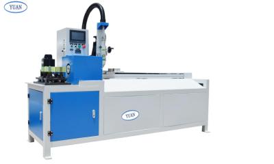 China Water Chiller PLC Pipe Fiber Laser Cutter 40mm Clamp For Metal Steel for sale