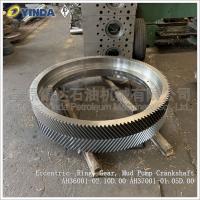 China Eccentric Ring Gear Mud Pump Crankshaft AH36001-02.10D.00 High Rigidity for sale