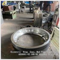China Eccentric Ring Gear Mud Pump Crankshaft AH36001-02.10D.00 High Rigidity for sale