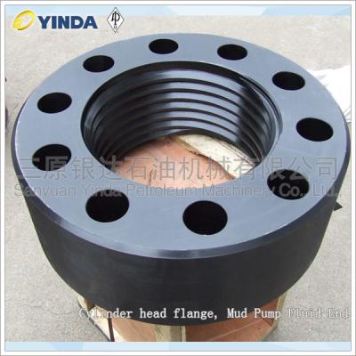 China Cylinder Head Flange Mud Pump Fluid End AH36001-05.02 45 Steel Forging for sale