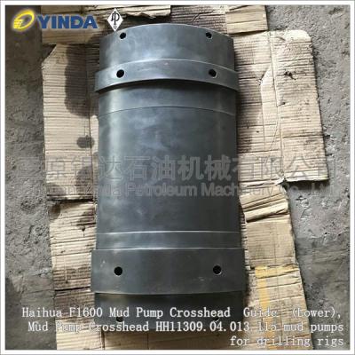 China Wear Resistance Mud Pump Crosshead Guide Lower Haihua F1600 35CrMo Forged for sale