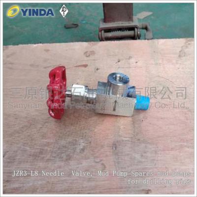China JZR3-L8 Needle Valve Mud Pump Spares For Triplex Mud Pump API 7K Certification for sale