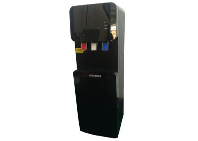 China Bottled Water Dispenser with Refrigerator 105L-B 220V 600W Hot Cold Compressor Cooling for sale