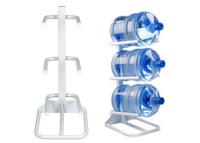 China Carbon Steel Water Bottle Rack for 3 Five Gallon Bottles 14.2x17.3x30.7 Inches for sale