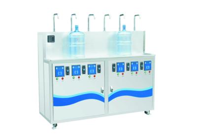 China 6 Outlet RO Pure Water Vending Machine 1300GPD Stainless Steel Waterproof Cabinet for sale