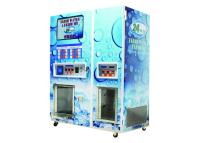 China Carbon Steel Waterproof Water Vending Machine 2 Independent Vending Zone 140KG 800GPD for sale