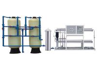 China 5000LPH 2 Stage RO Water Treatment Equipment with FRP Tanks 380V 5.5KW for sale