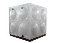 China Colored Steel Insulated Water Storage Tank 50mm Polyurethane Thermal Tank for sale