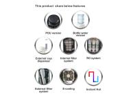 China Pure White Electric Water Dispenser ABS Housing 550W 4L Cold Tank HC2701 for Home for sale