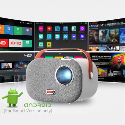 China Sun 700 6000 Lumens 1080P LCD Projector with 32GB Storage and Android 9.0 OS for sale