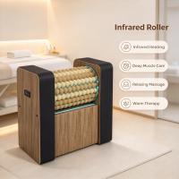 China Wood Roller Massage Machine Smart Control Infrared Heating Collagen Light Lymphatic Drainage Body Shaping Beauty Equipment for sale