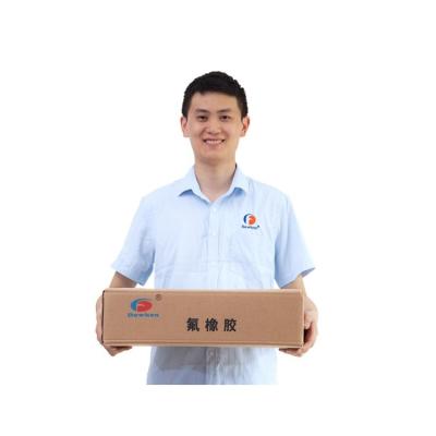 China White FKM Rubber Precompound with Low Temperature Resistance (-17) and Compression Set 12-20 for Oil Seals and Gaskets for sale