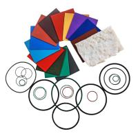 China High Temperature Resistance O Rings & Gaskets. Coloured Rubber FKM Compound for sale
