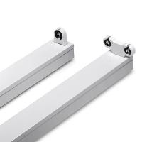 China Aluminum Shell T8 LED Bracket for High Luminous Efficacy and 80 Color Rendering Index for sale