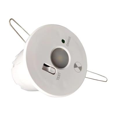 China Batteries Required Yes 1W 2W IP44 Emergency Down Light for Stair Passage Aisle Corridor for sale