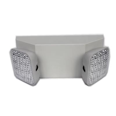 China 220V Emergency LED Charging Lamp Fire Protection Two Heads 6W IP30 Emergency Light for sale