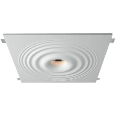 China Frameless Ceiling Living Room Anti-Glare Aisle Lighting 10W 15W Gypsum Lamp Water Ripple for sale