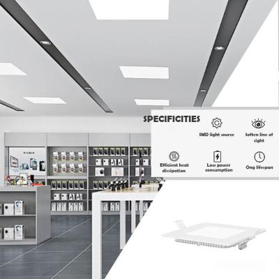 China Monochrome Kitchen Office Flat Panel with Modern Design 9W Ultra-Thin LED Tube Light for sale