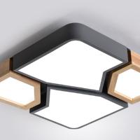 China 50-60C Working Temperature Creative Geometric Puzzle Acrylic Ceiling Light for Bedroom for sale